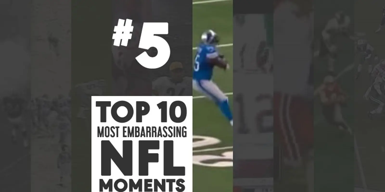 #5 Don't Imitate - Top 10 Most Embarrassing NFL Moments | Abstract Sports